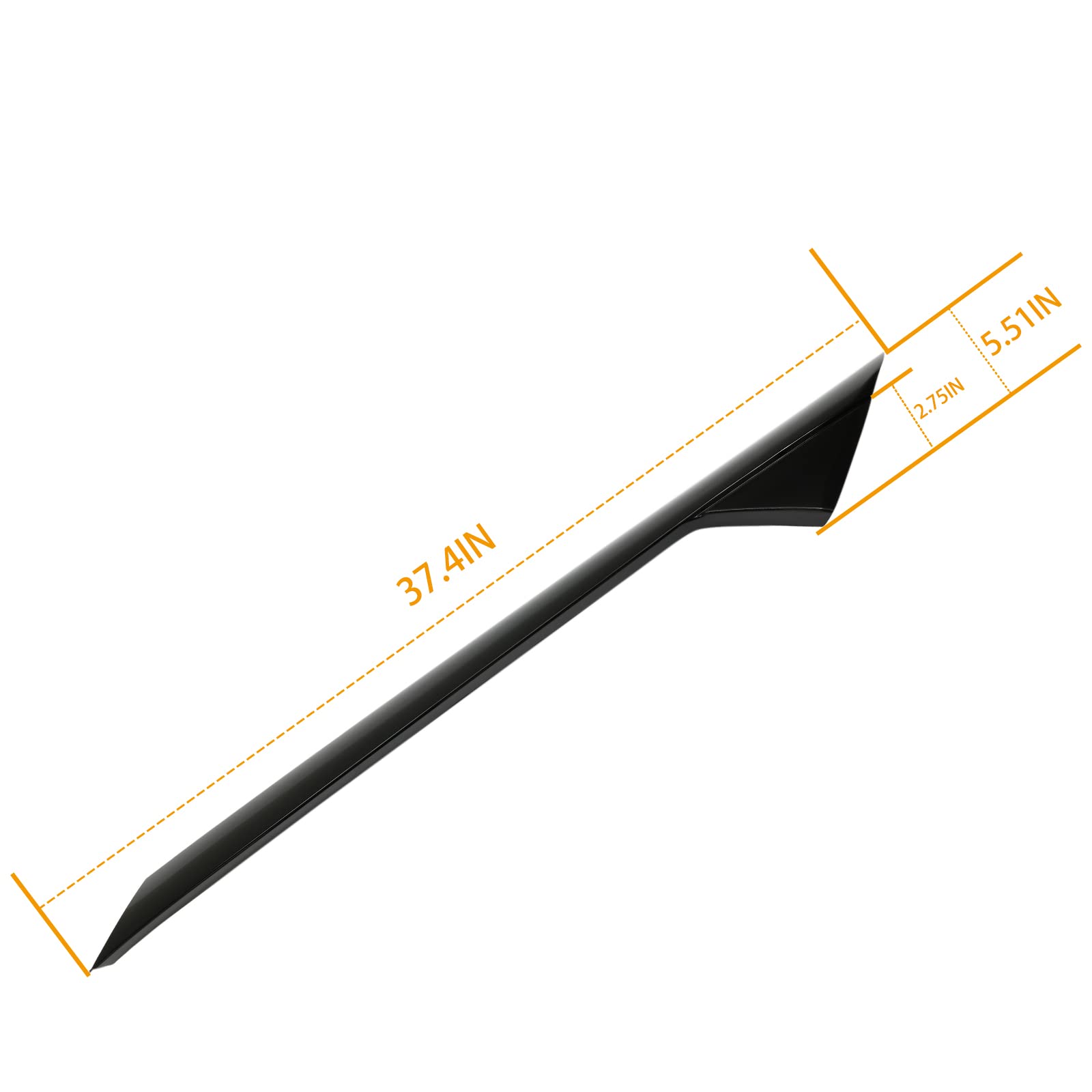 Windshield Trim Molding A-Pillar, Compatible with Ford Explorer 2011-2019, Front Outer Left Driver & Right Passenger Cover, Window Trim Moulding, BB5Z7803136AA, BB5Z7803137AA, Plastic Windshield Trim
