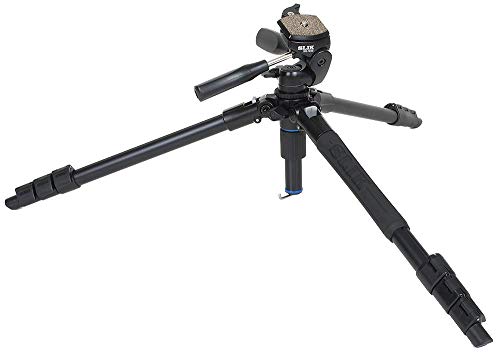 SLIK Pro AL-324DX w/SH-705E 3-Way Pan Head for Mirrorless/DSLR Sony Nikon Canon Fuji Cameras and More - Black (613-358)