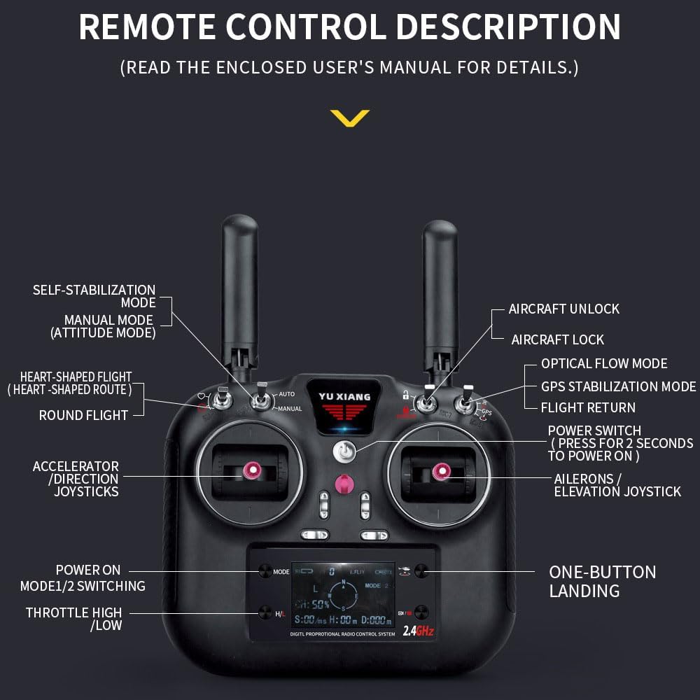 QIYHBVR RC Helicopter Model 6CH 3D American Coast Guard UH-60 Scale RC Helicopter RTF W/GPS Intelligent Control System&Camera, 2.4G Remote Control,1/47 Scale RTF Edition
