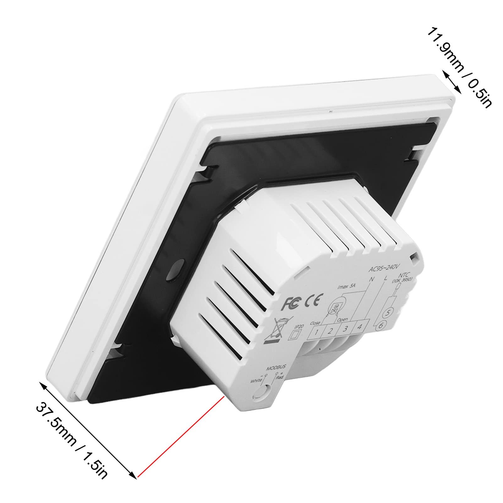 Smart Thermostat, Water Floor Heating Thermostat Energy Efficient LCD Display APP Control for Hotel Restaurant