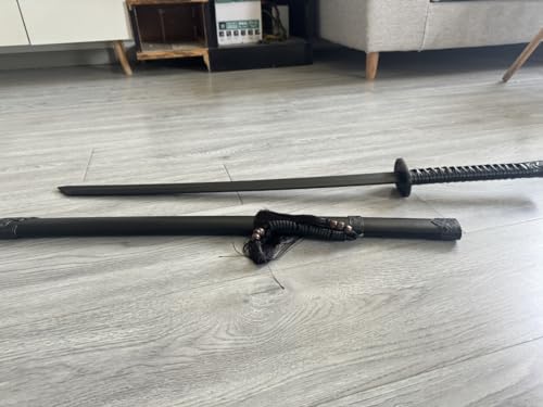 Sword fort Replica Swords - 39" Sasuke Sword Katana Anime Cosplay Sword Black