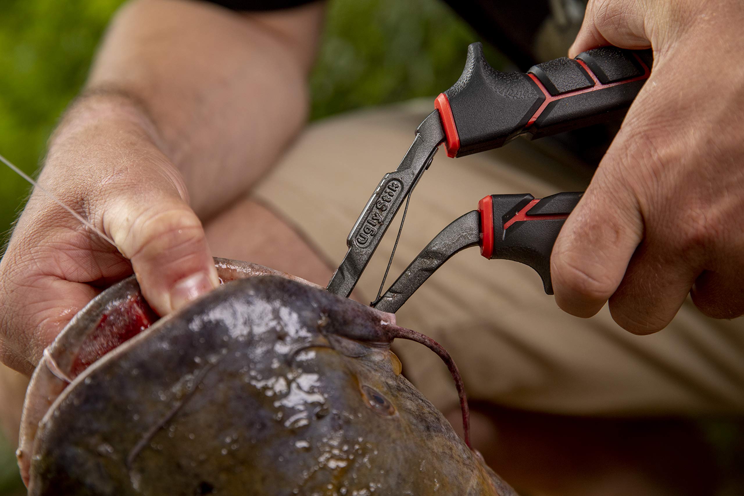 Ugly Stik Tools 90° Fishing Pliers, Black (USTOOL90PLIERS)