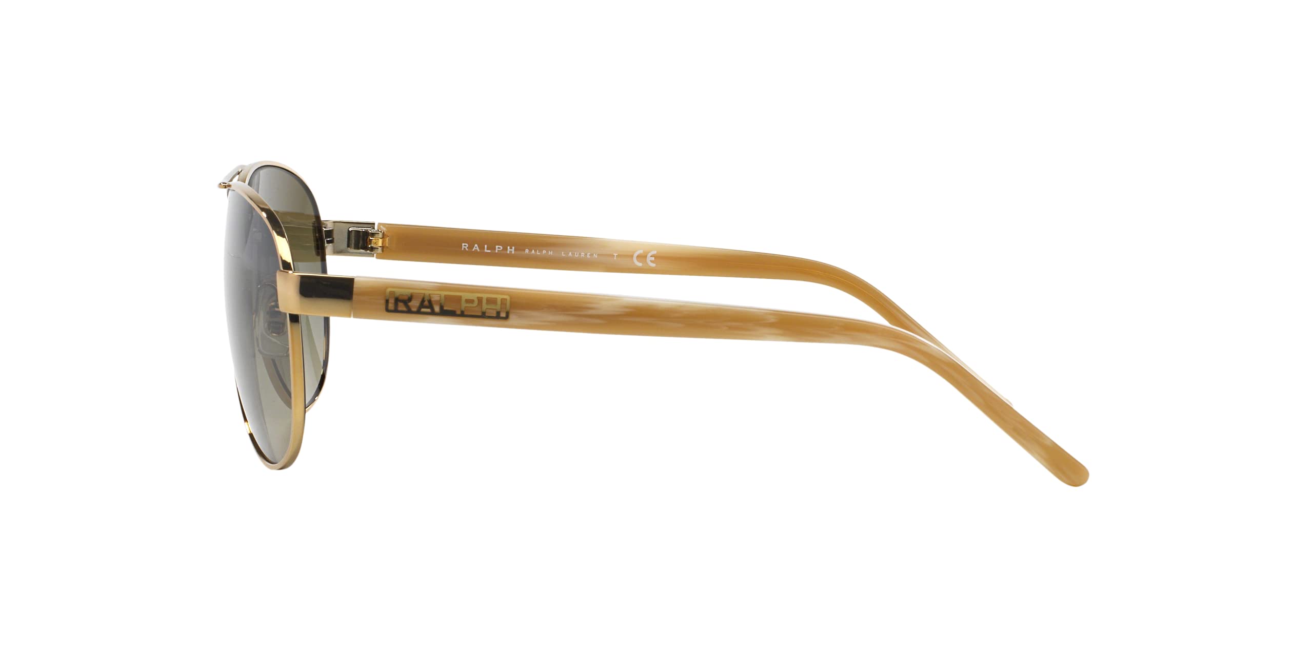 Ralph by Ralph Lauren RL-RA4004-101/13 Gold and Cream with Brown Gradient Lenses Women's Sunglasses