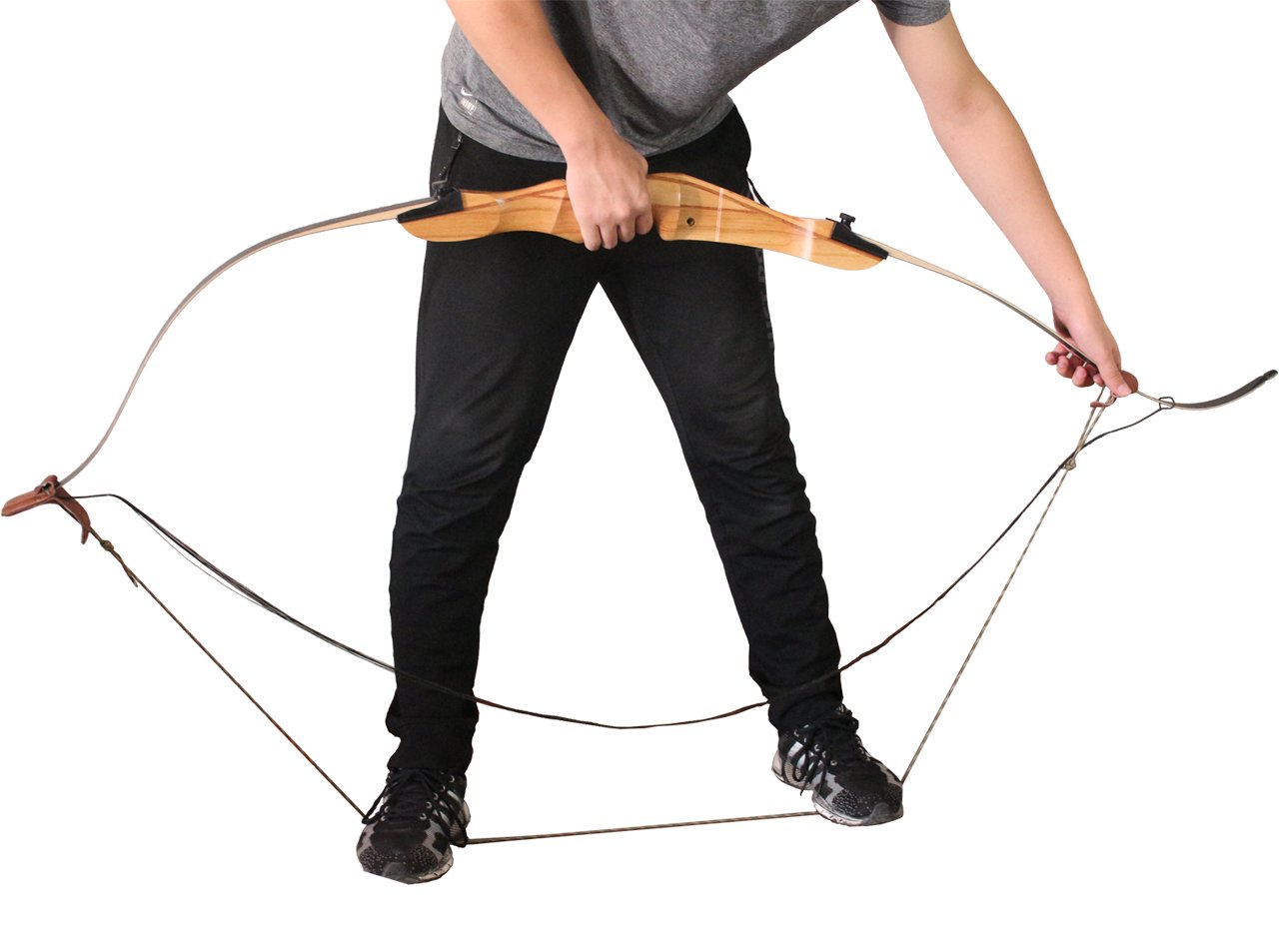 SinoArt Leather Recurve Bow Stringer for Recurve & Longbow