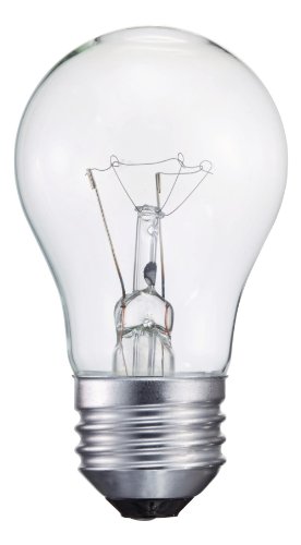 Philips LED 299990 Appliance Light Bulb, 40-Watt, A15 Glass Size, 1750 Hour Life, 1 Light Bulb, Clear, Single