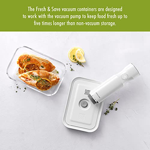 ZWILLING Fresh & Save 2-pc Large Glass Airtight Food Storage Container, Meal Prep Container