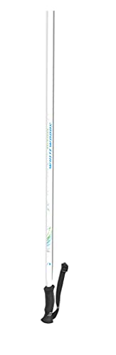 Whitewoods Unisex Backtrail Aluminum Nordic Ski Poles with Oversized Basket, White, 140, (BTAP-140)