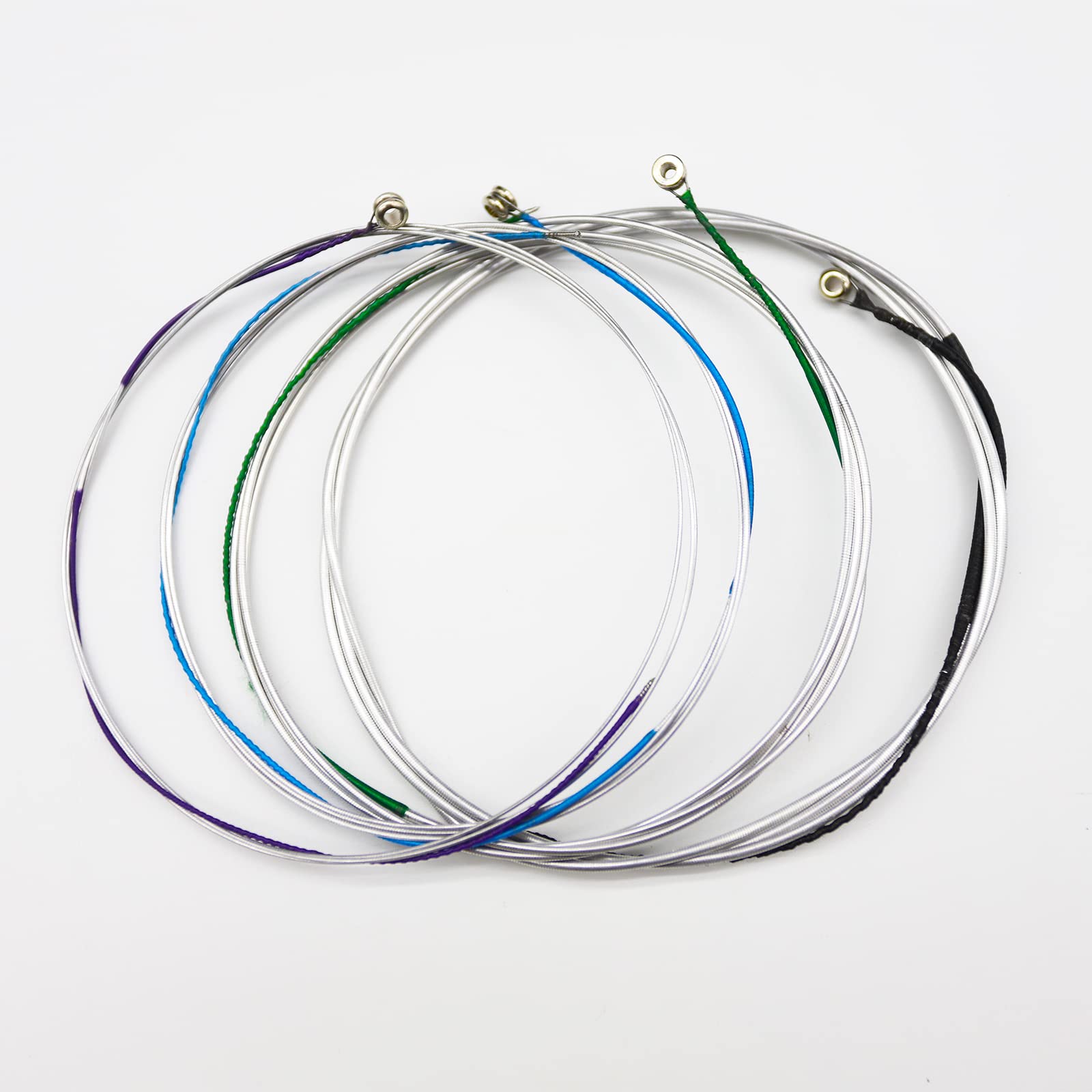 RAUYIVANY Viola strings set.Nickel-plated balls&stainless steel copper-nickel alloy wound, Medium tension,Suitable for practice and stage performances