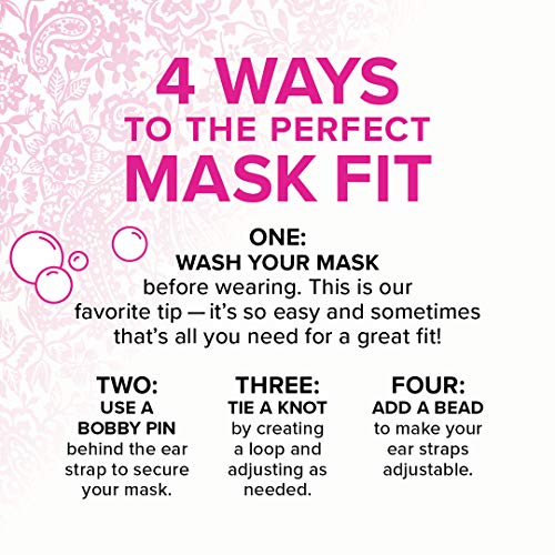 Vera Bradley womens 3-pack Double-layer Cotton Face With Filter Pocket Mask, Flamingo Fiesta/Butterfly Flutter/Garden Grove, One Size US