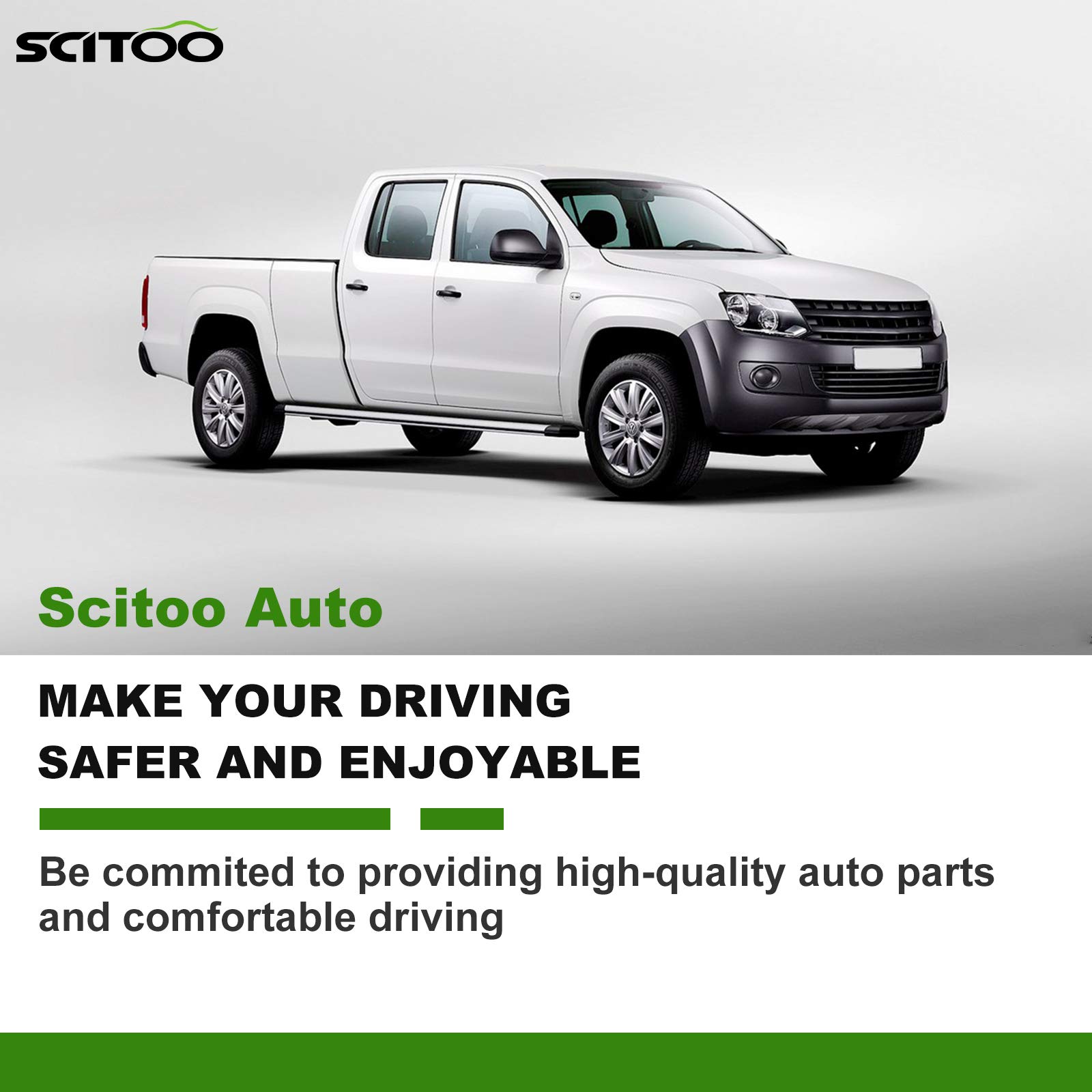 SCITOO 4pcs Front Suspension Kit Lower Upper Ball Joint Fit 1998-2011 For Ford Ranger w/Front Coil Springs 2001-2010 For Mazda B2300