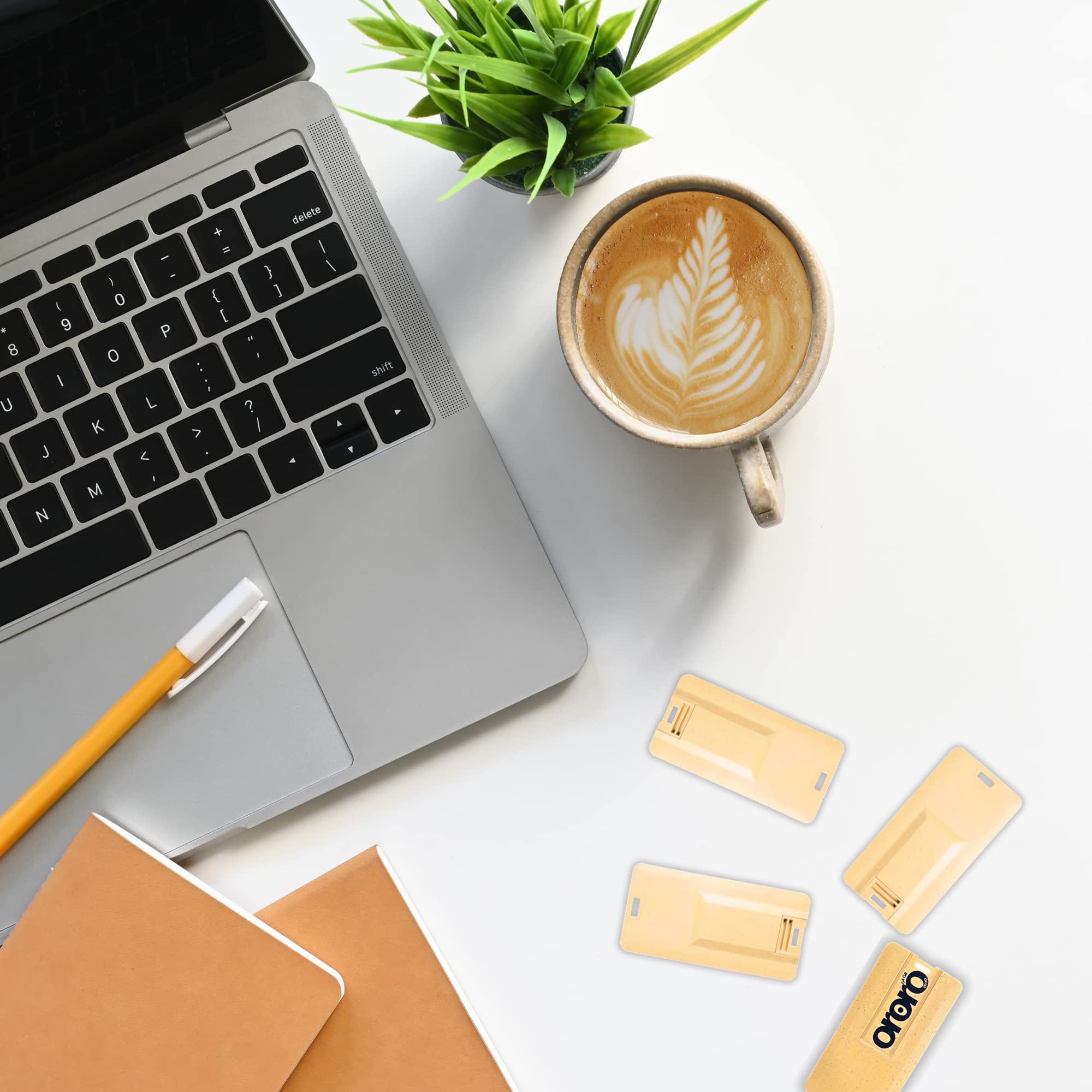 Ororo Shop Thumb Drive 64GB - USB Memory Stick 64GB Flash Drive Multipacks - 4 Piece USB Drive Set - Fat32 USB Flash Drive Eco Slim Low Profile Flash Drive