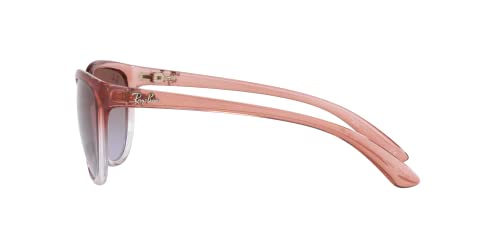 Ray-Ban Women's RB4167 Emma Cat-Eye Sunglasses, Light Brown TOP TRANSPAR, 59 mm