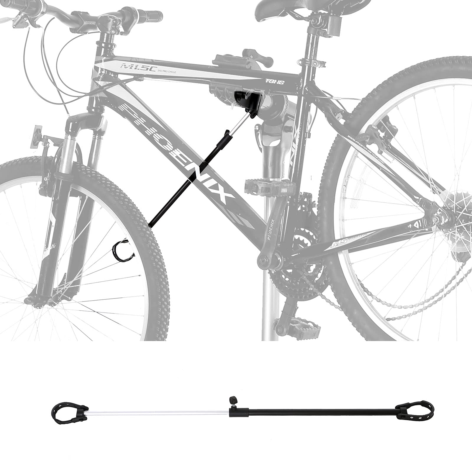 SLIVERY&CHAVALIER Bike Repair Stand Home Bicycle Workstand Foldable Height Adjustable Aluminum Alloy Bike Workstand with Quick Release for Road & Mountain Bikes, Max Load 66LBS