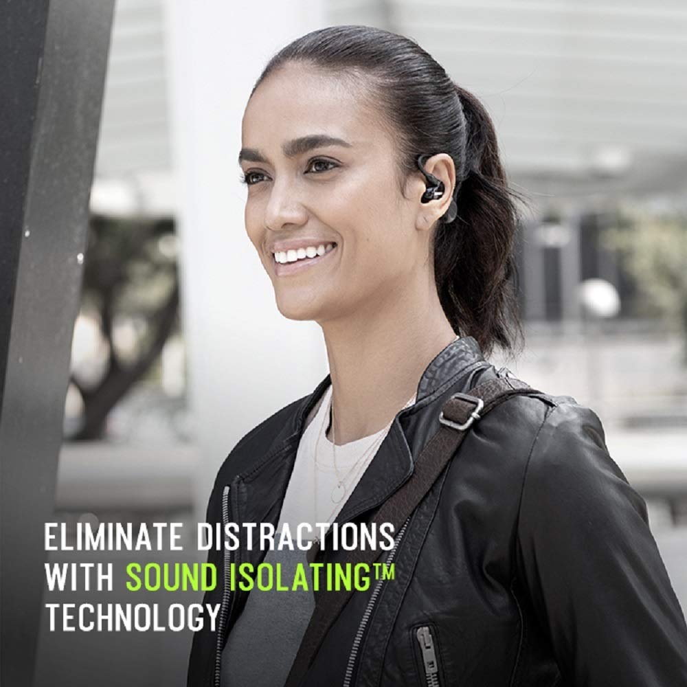 Shure Aonic 215 In Ear Wireless Headphones, Clear & Shure Universal Communication Cable, Black