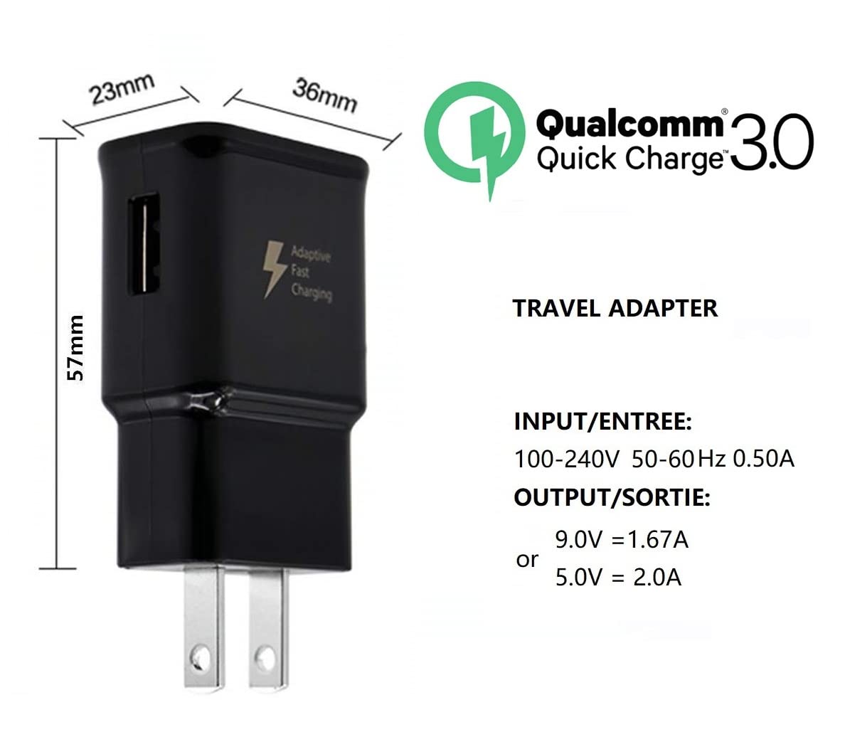 Samsung Fast Charger with USB Type C Cable 6ft for Samsung Galaxy S10/S10e/S10 Plus/S9/S9 Plus/S8/S8 Plus/Note 10/Note 9/Note 8/Note 20/A30/A31/A32/A50/A51/A52/A53/A13/A03s/S20/S20+/S21/S21+/S22 Ultra