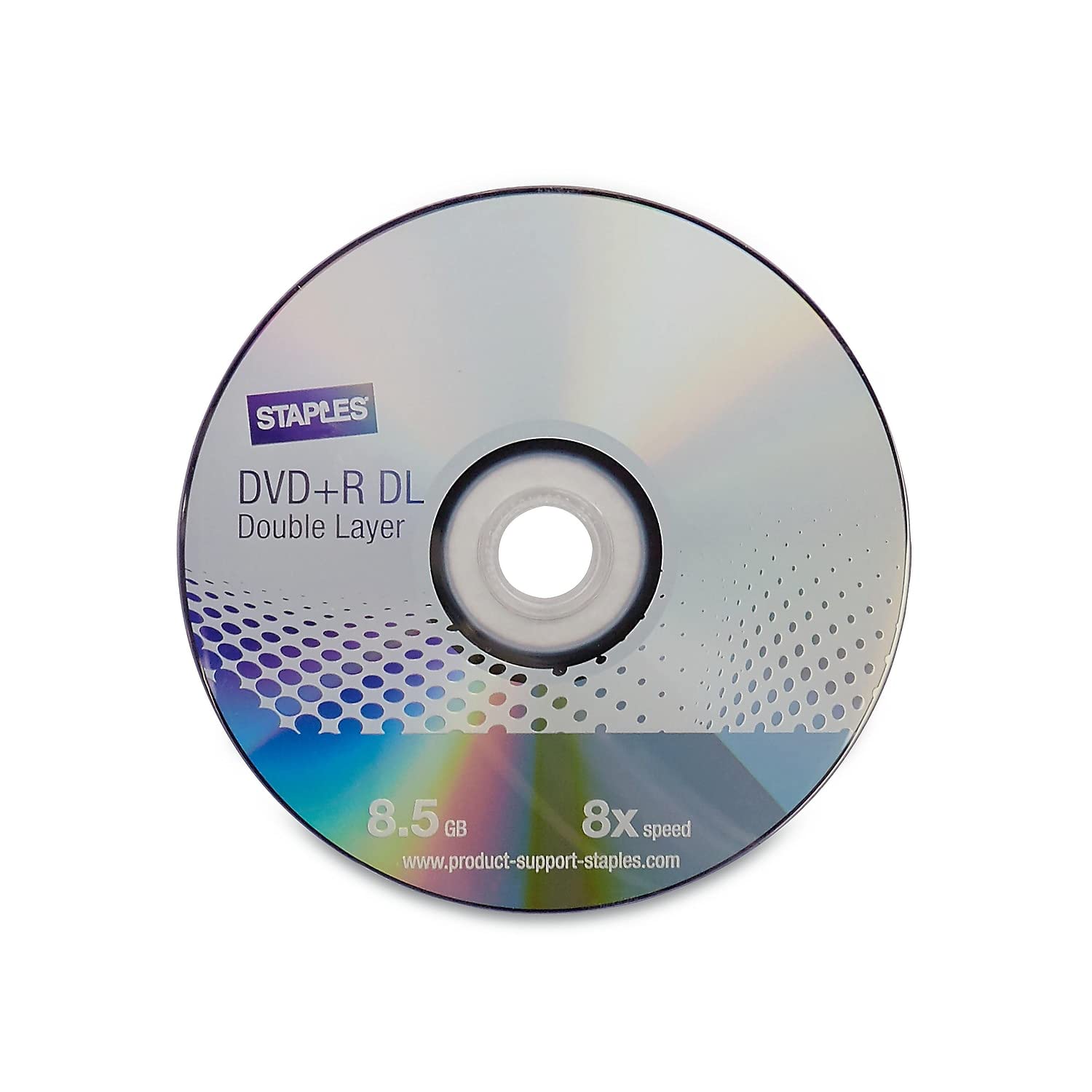 Staples 2496193 50816 8X DVD+R Dl Silver 25/Pack