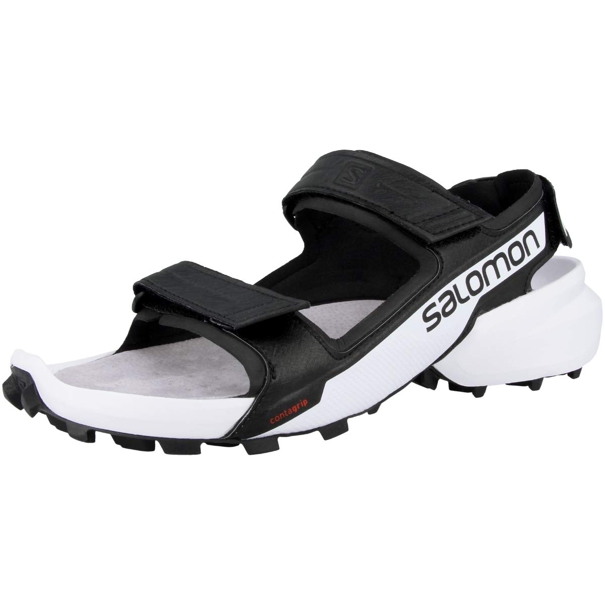 Salomon Unisex Speedcross Sandal Hiking Shoes Sneaker, Black/White/Black, 6 US Men