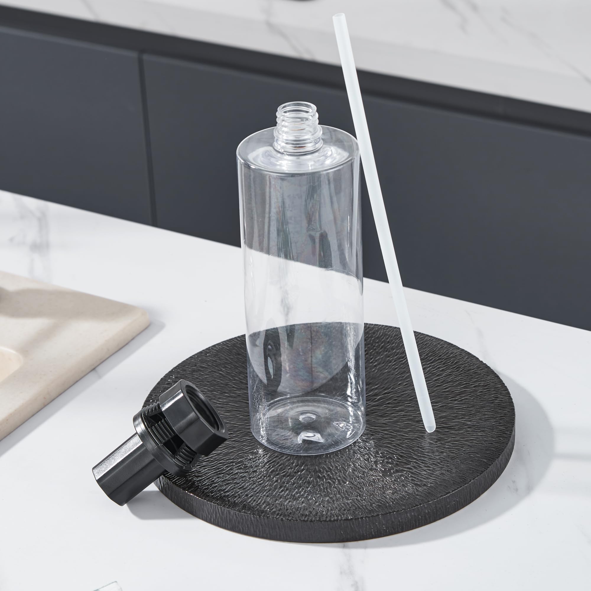 Updated Soap Dispenser Bottle for Kitchen Sink Bottle Replacement (500ML/17oz) DJS-ZYP-DJT-TM