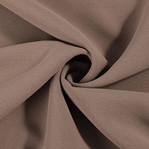 Women Maxi Dress Cotton Linen Loose Button Down Shirt Dress Turn-Down Neck Pockets Solid Color Long Dress