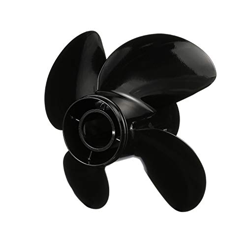 Quicksilver Nemesis 4-Blade Aluminum Propeller, 13.8" dia x 11" pitch, Right Hand