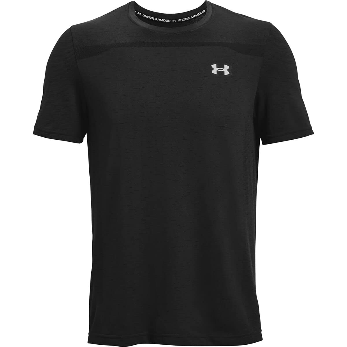Under Armour Men's Seamless Short-Sleeve T-Shirt , Black (001)/Mod Gray , 3X-Large
