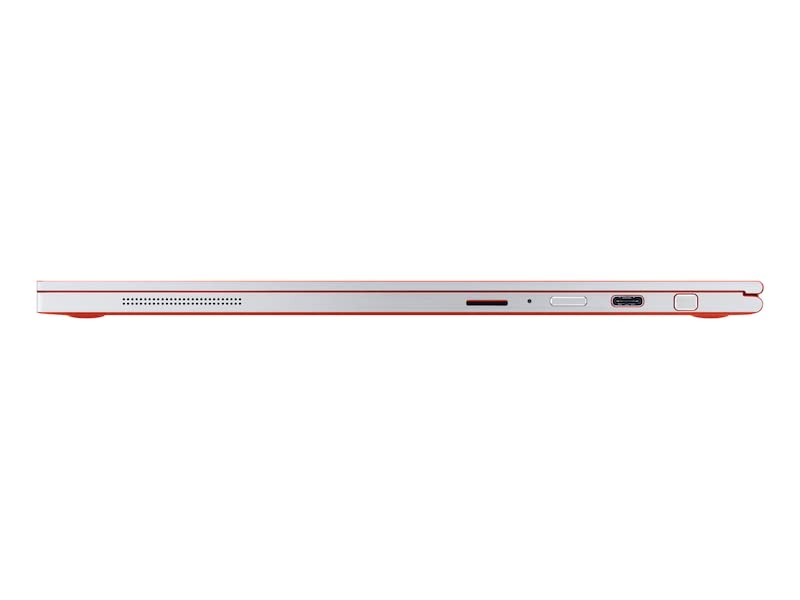 SAMSUNG Galaxy ChromeBook 13 Laptop 13.3" 4K UHD AMOLED Touchscreen (100% Adobe RGB, 100% DCI-P3) Intel Quad-Core i5 Processor 8GB RAM 256GB SSD Backlit Fingerprint USB-C ChromeOS Fiesta Red