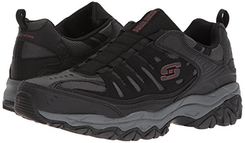 Skechers mens After Burn M. Fit Loafer, Black/Charcoal, 12 US, 51866-076