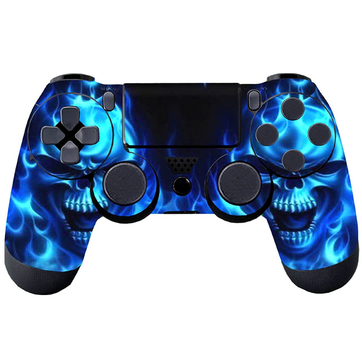 SubClap 4 Packs PS4 Controller Skin, Vinyl Decal Sticker Cover for Playstation 4 Wireless Controller (Shing Blue)