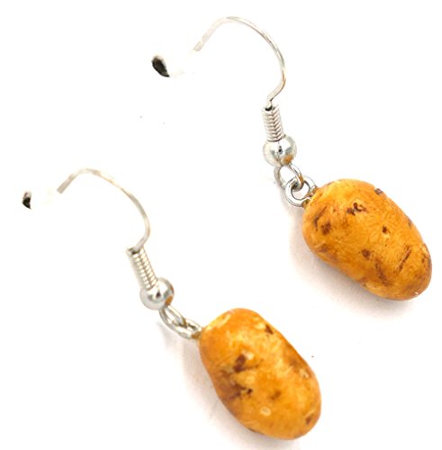 Polymer Clay Handmade Farm Fresh,Mini Potatoes Earrings