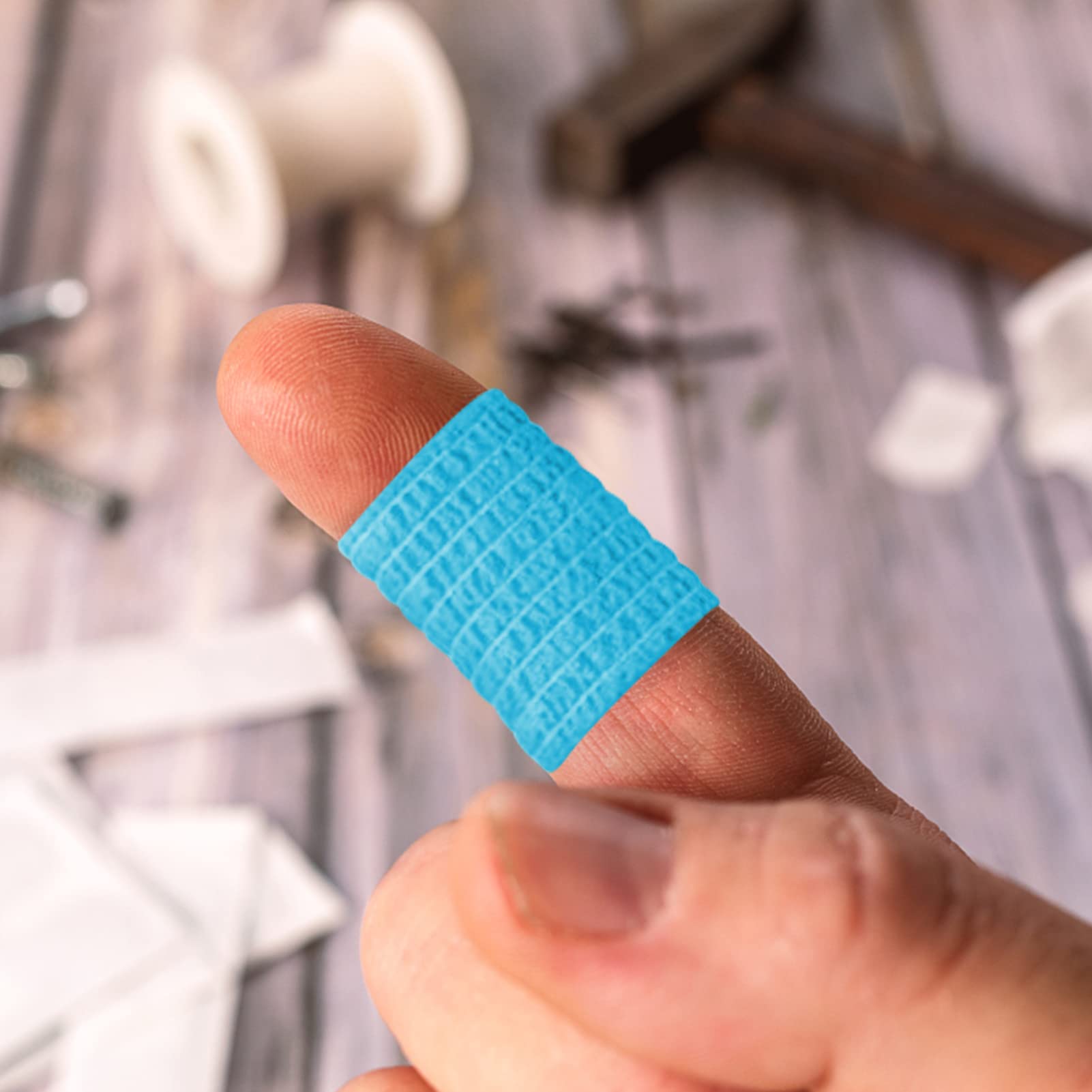 Sihuuu 5 PCS Self Adhesive Bandage Wrap Athletic Elastic Cohesive Bandage for Sports Injury,Strain,Ankle, Knee, Wrist,Ankle Sprains