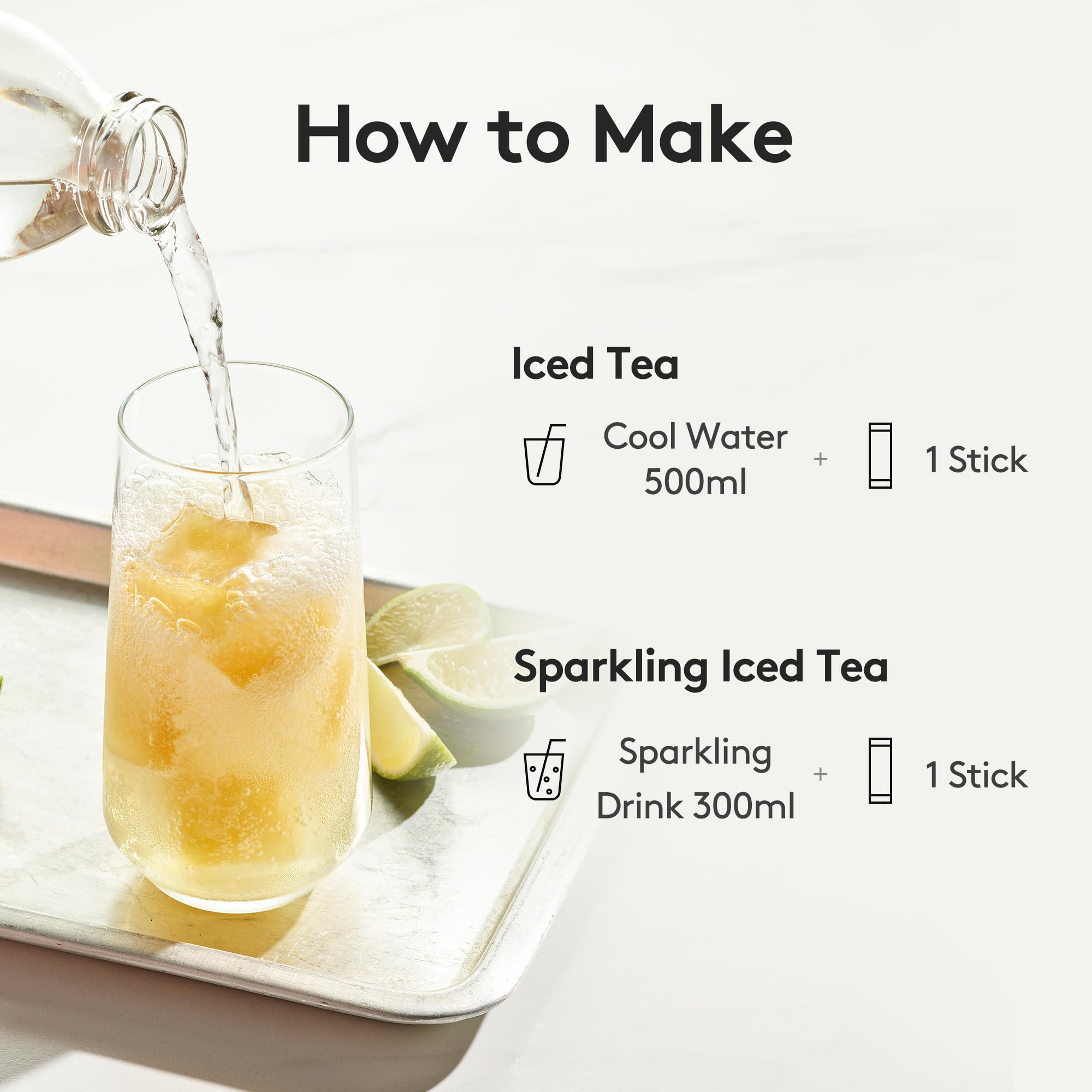 OSULLOC Coral Island Iced Tea (Sweet muscat scent, 20 Tea bags), Naturally Sweet Cold Tea Sachets