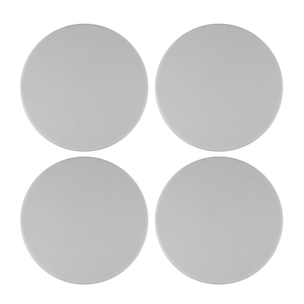 ULTECHNOVO Door Stoppers Wall Protector, 4pcs Silicone Reusable Door Bumper Self Adhesive Quiet Absorbent Gel Door Knobs Wall Protector for Home Office Gray