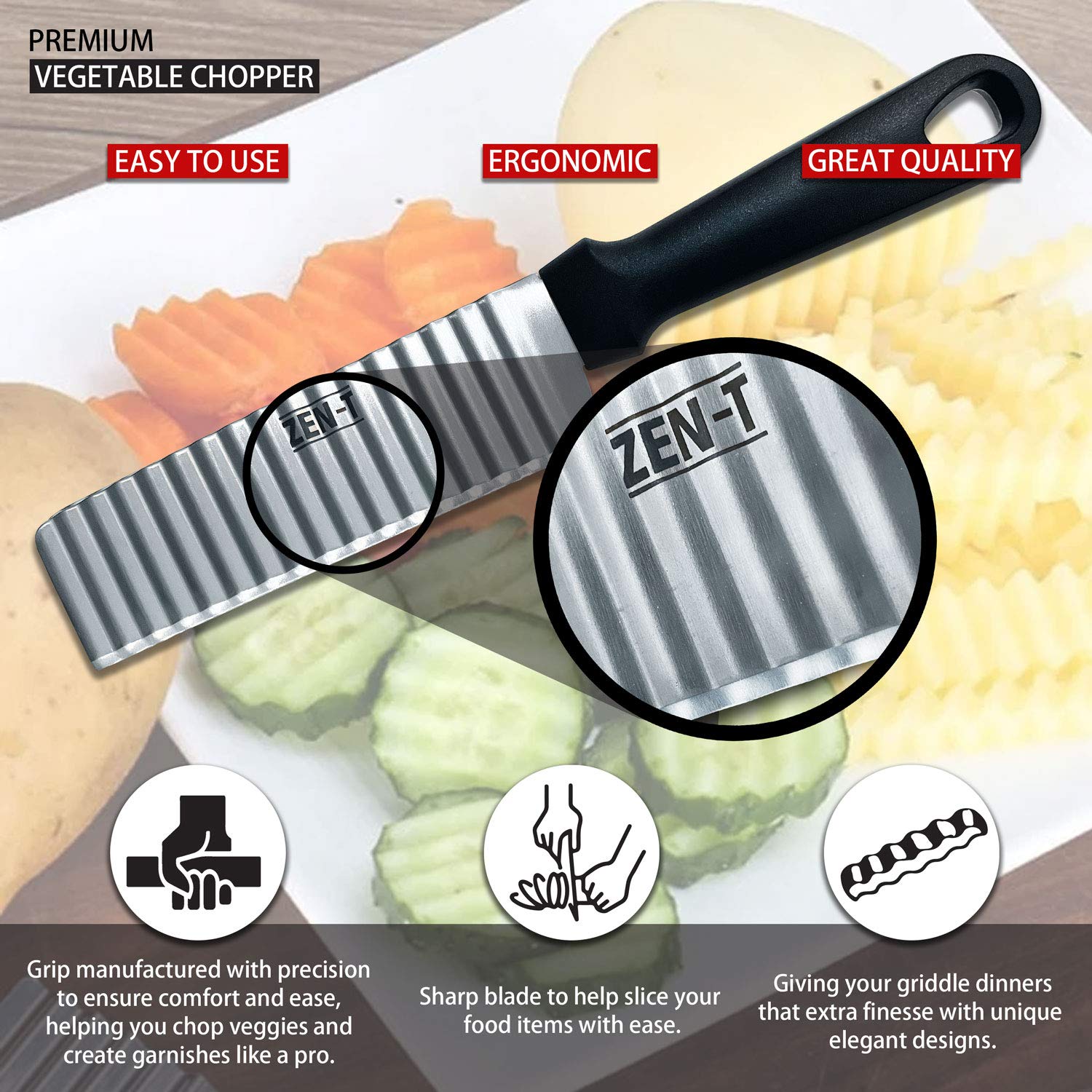 ZEN-T - 21 Piece Grill Griddle BBQ Tool Kit - Heavy Duty Professional Grade Stainless Steel BBQ Tools - Perfect Grilling Utensils for All Your Grilling Needs – Outdoor and Indoor BBQ Accessories…