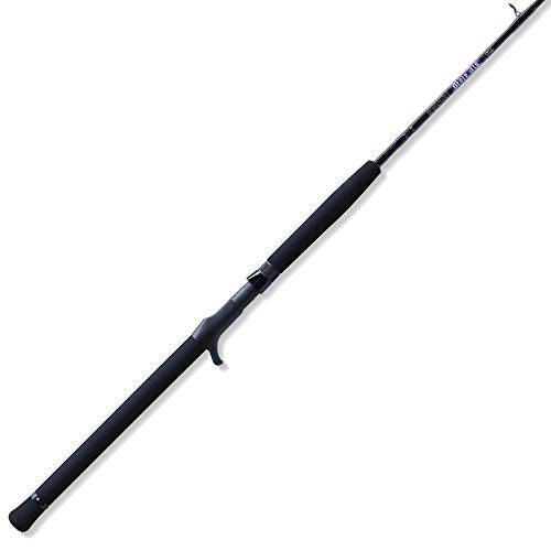 St. Croix Rods Mojo Jig Casting Rod Heavy/Mod-fast Black Cherry Metallic, 5'8"