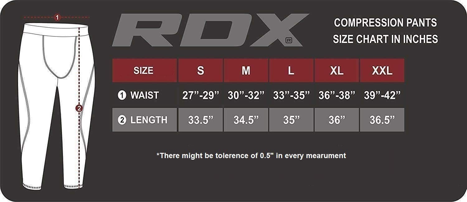 RDX MMA Compression Pants withv Cup for Fitness Training, Weightlifting, Gym Workouts, Thermal Guard Base Layer for Kickboxing, Running, Combat Sports, BJJ Training, Krav MAGA and Exercises
