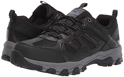 Skechers Men's Selmen-Enago Trail Hiking Shoe, Black Oxford, 12 Medium US