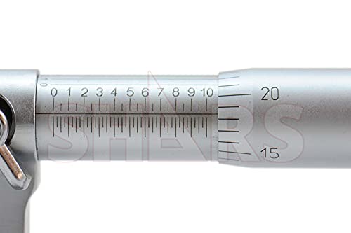 Shars 0-1" Multi Anvil Micrometer .0001" Graduation 303-2304 P)