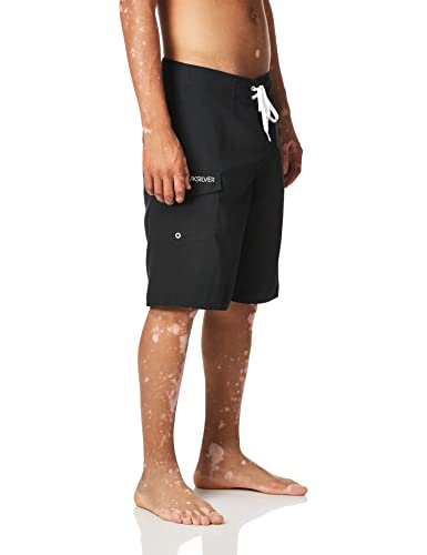 Quiksilver Men's Standard Everyday 21 Board Short Swim Trunk Bathing Suit, Black, 33