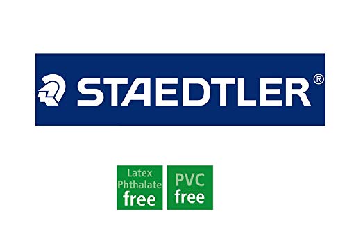 Staedtler Sliding retractable pencil eraser with plastic sleeve, assorted soft pastel color 4 Pack