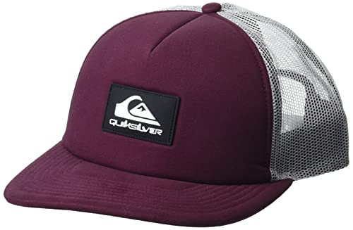 Quiksilver Men's Omnipotent Trucker Hat, Ruby Wine, One Size