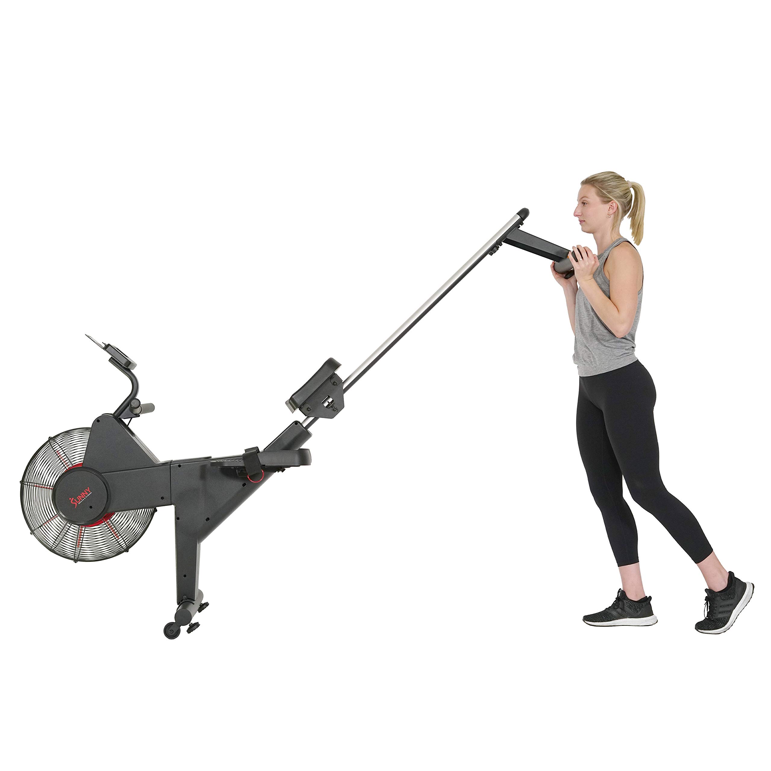 Sunny Health & Fitness Carbon Premium Air Magnetic Rowing Machine - SF-RW5983