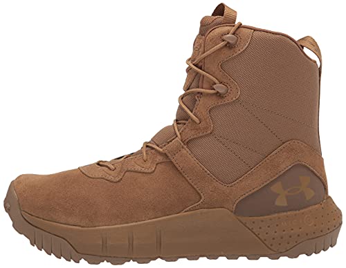 Under Armour Men's Micro G Valsetz Lthr Military and Tactical Boot, Coyote (200)/Coyote, 12 M US