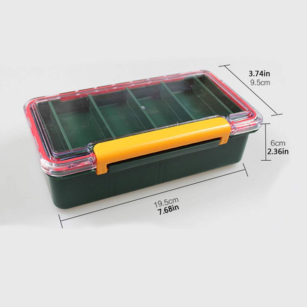 ZHANGJINYISHOP2016 Multifunction Tackle Storage Box Double-Layer Fishing Gear Accessories Box Fish Hook Box Parts Box Storage Box Special Tool Box Plastic Bait Box Excellent Waterproof Performance