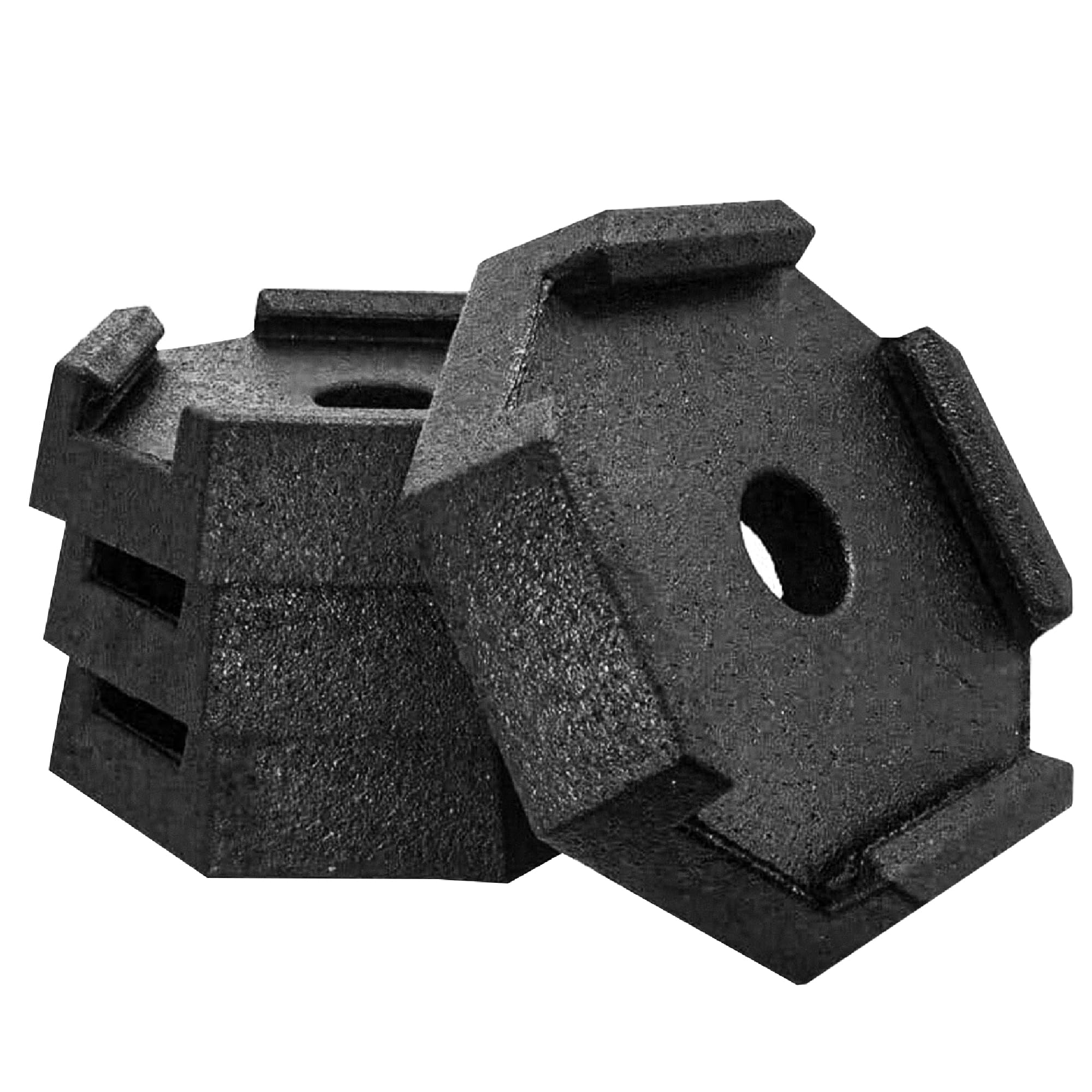SnapPad EQ Compact | Precise Fit for RV Jack Pads, Travel Trailers and Class B & C Motorhomes | Compatible with Major RV Brands & Leveling Systems | Pack of 4 for 7β Square Or 7.25β Round Jack Feet