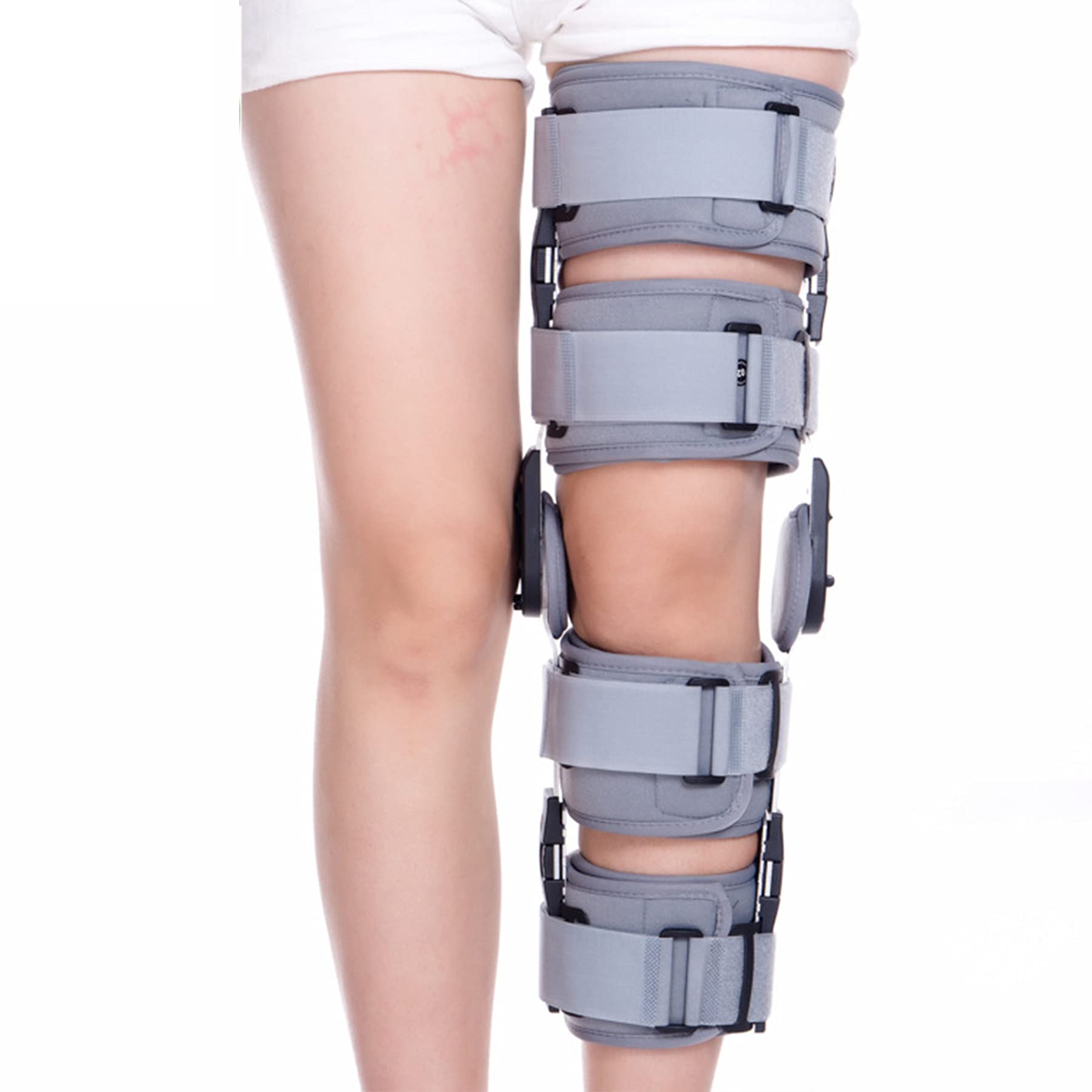 WILLQ Adjustable ROM Leg âstabilizer Recovery Immobilization After Surgery for Arthritis ACL PCL Meniscus Tear Osteoarthritis Post Op Recovery Leg Stabilize Patella Injury Brace