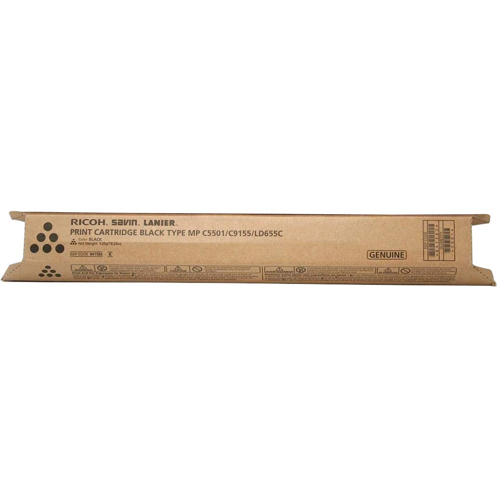 Ricoh 841452 Aficio MP C4501 C5501 Toner Cartridge (Black) in Retail Packaging