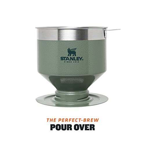 Stanley Perfect Brew Pour Over - Makes 1-6 Cups - Reusable Filter - No Disposable Paper Filters Needed - Compatible with Stanley Bottles - BPA-Free - Easy-clean Stainless Steel & Detachable Filter