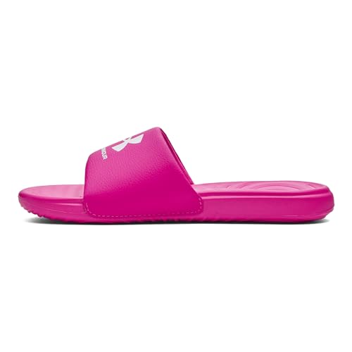 Under Armour Girls' Ansa Fixed Strap, (602) Rebel Pink/Rebel Pink/White, 13K, US