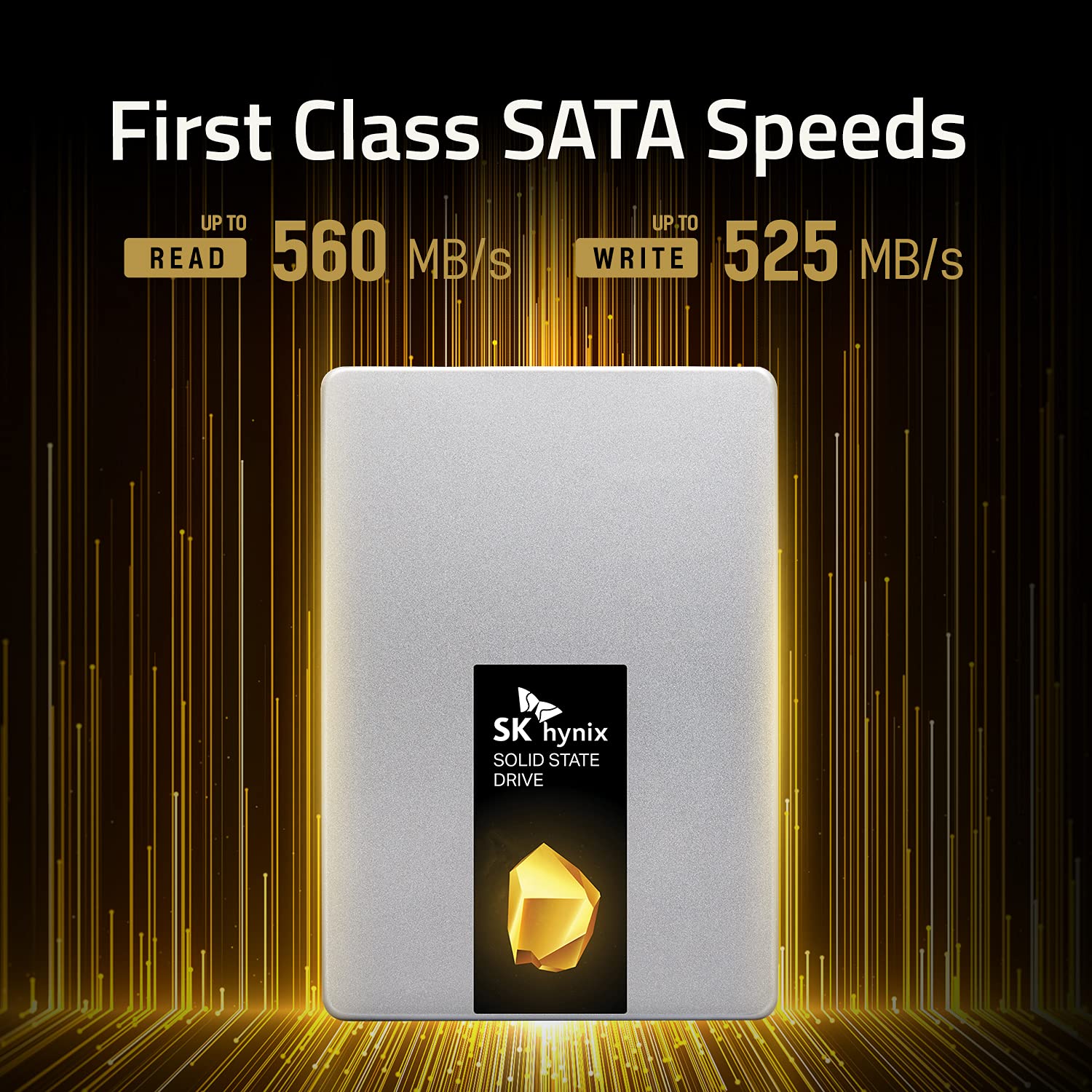 SK hynix Gold S31 500GB SATA Gen3 2.5 inch Internal SSD | SSD 500GB | Up to 560MB/S | Solid State Drive | Compact 2.5' SSD Form Factor SSD | Internal Solid State Drive | SATA SSD