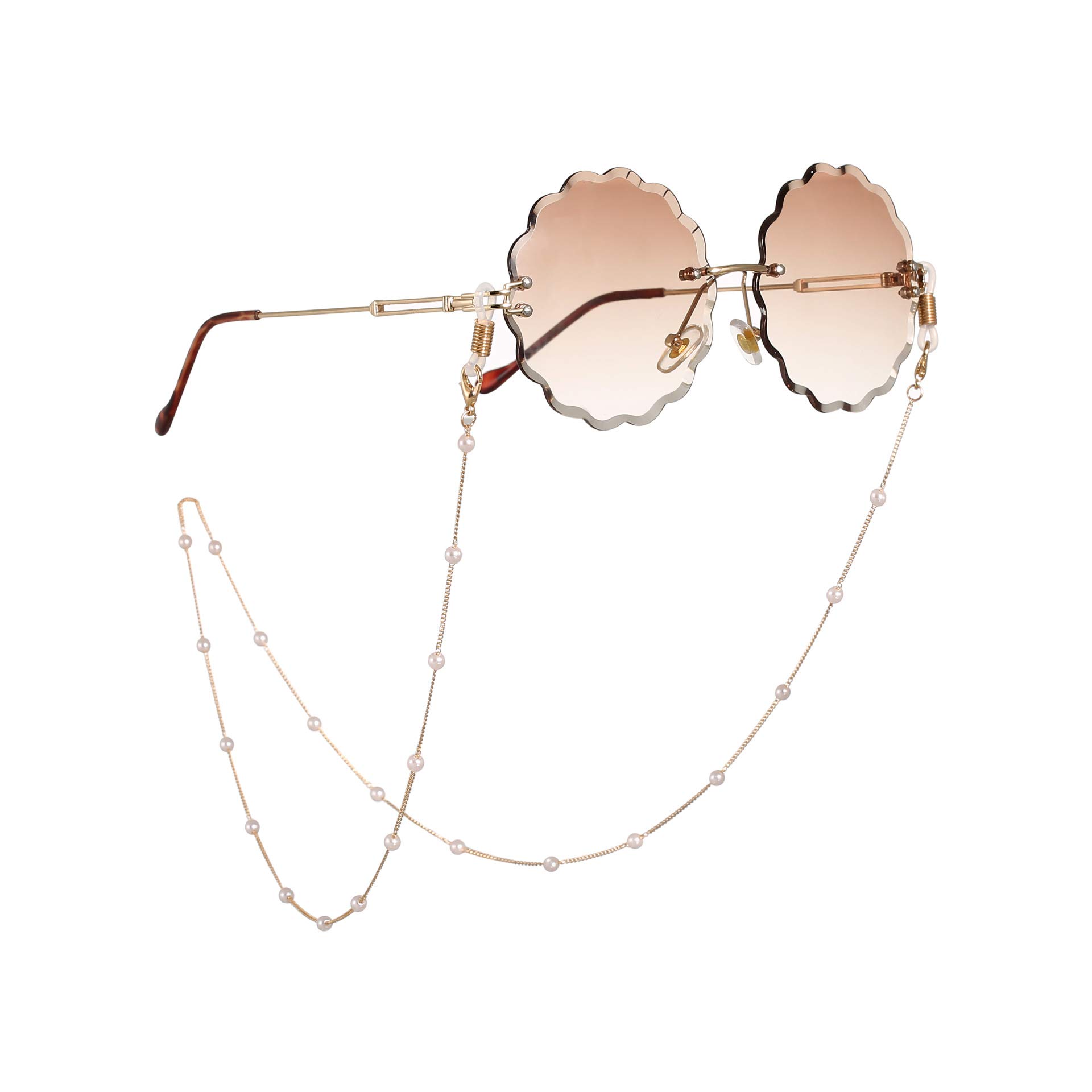 Outman Beaded Eyeglass Chain Sunglasses Holder Strap Eyewear Retainer Lanyard